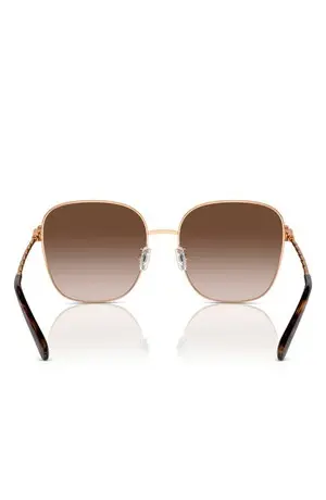 Tory Burch 57mm Square Sunglasses