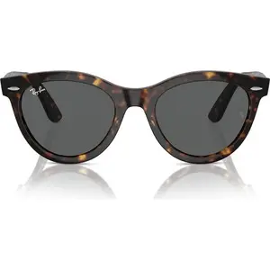 Ray-ban 54mm Oval Wayfarer Sunglasses - Havana