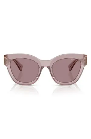 Miu Miu Miu Miu 51mm Butterfly Sunglasses 12w20i51 Berry