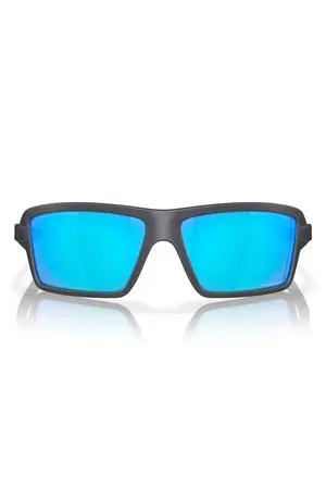 Oakley Cables 63mm Prizm™ Rectangular Sunglasses - Sapphire