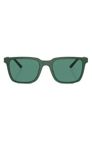 Oliver Spencer Roger Federer Rectangular Sunglasses - Dark Green