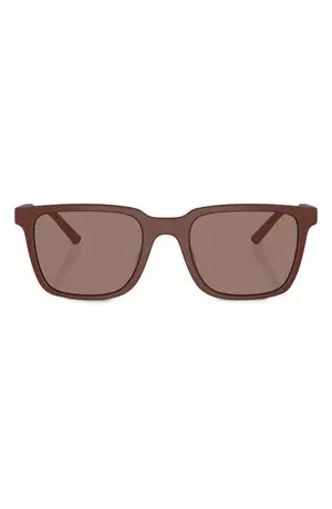 Oliver Spencer Oliver Peoples Roger Federer Rectangular Sunglasses Matte Red