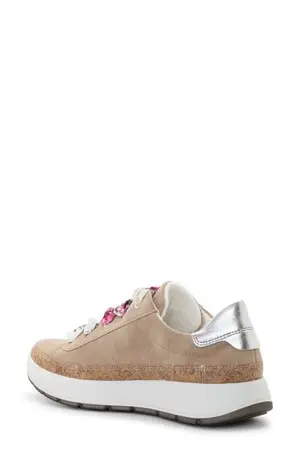 ARA Rem Sneaker - Sand/ Silver