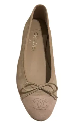 Chanel Ballerina Flats Beige
