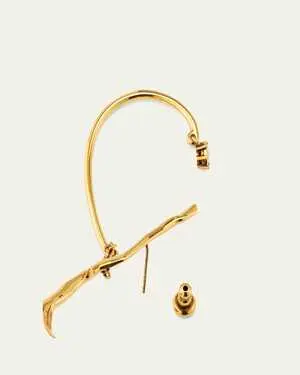 Alexander McQueen Tudor Rose Earring