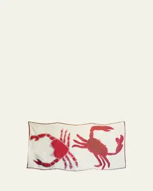 AMUSE LA BOUCHE Crabs Linen Tablecloth - Multi