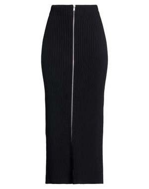 JIL SANDER Ribbed-knit Cotton Maxi Skirt