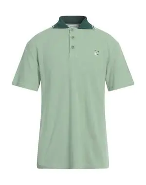 Maison Kitsuné Polo Shirt Size Cotton - Sage Green