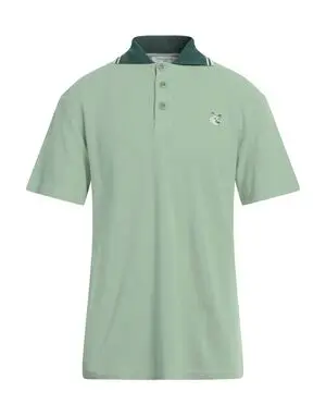 Maison Kitsuné Polo Shirt Size Cotton - Sage Green