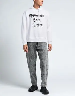 Dsquared2 Sweatshirt In Cotton And Elastane - White