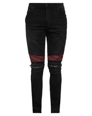 Amiri Geometric-print Skinny Jeans