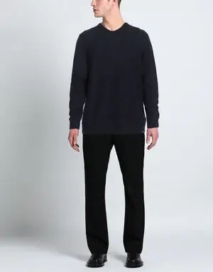 BROOKSFIELD Knitted Crewneck Sweater - Blue