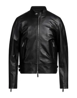 Dsquared2 Jacket Size Ovine Leather - Black
