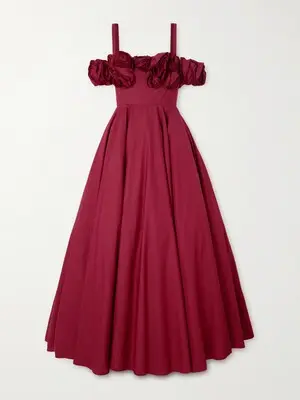 Giambattista Valli Appliquéd Cotton Gown