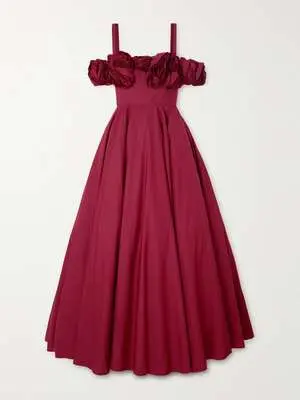 Giambattista Valli Appliquéd Cotton Gown