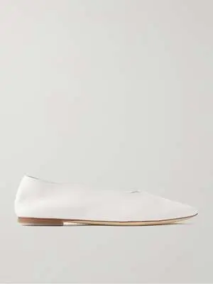 Staud Alba Leather Ballet Flats