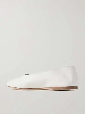 Staud Alba Leather Ballet Flats