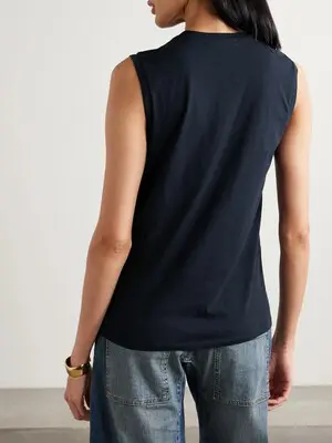 NILI LOTAN Cotton-jersey Tank