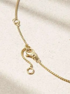 David Yurman Petite Pavé Emerald Pendant Necklace - Gold