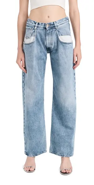 Maison Margiela Mid Rise Jeans For Women