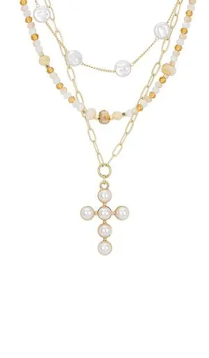 8 Other Reasons Cross Layered Necklace