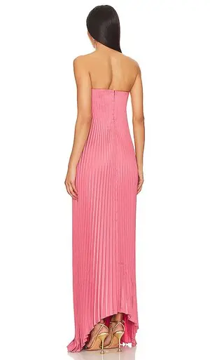 L'IDEE Plissé Gown - Dusty Rose