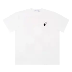 Off-White Marker Over Tee - White