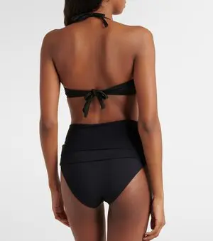 Max Mara Alaska Printed Bikini Top