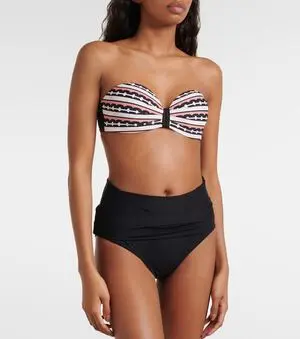 Max Mara Alaska Printed Bikini Top
