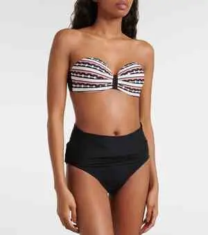 Max Mara Alaska Printed Bikini Top