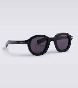 TOM FORD Raffa Round Frame Sunglasses