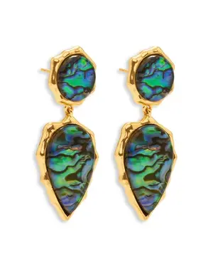 CAPUCINE DE WULF Aurora Double Drop Earrings