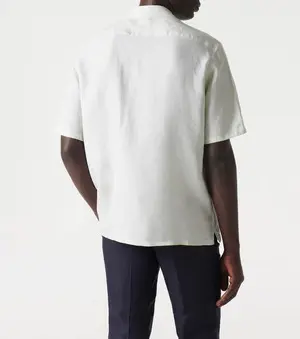 Zegna Linen Bowling Shirt
