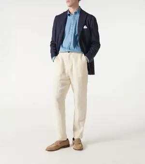 Kiton Cashmere, Silk, And Linen Tuxedo Jacket