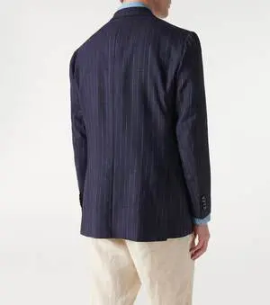 Kiton Cashmere, Silk, And Linen Tuxedo Jacket