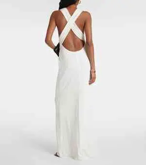 TOM FORD Cutout Jersey Gown