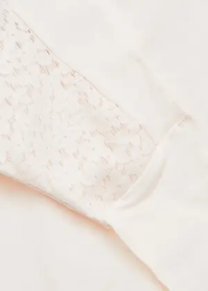 Chantelle Norah Lace-panelled Briefs - Pearl
