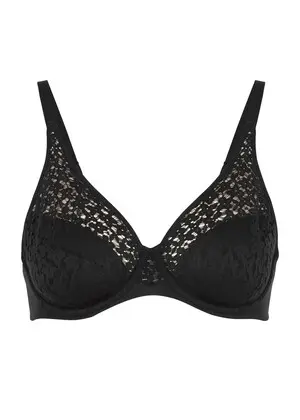 Chantelle Norah Lace Underwired Bra - Black