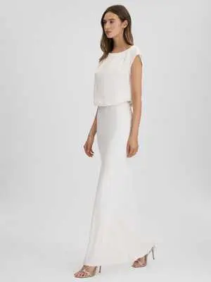 Paige Leather Plaited Strappy Heeled Sandals