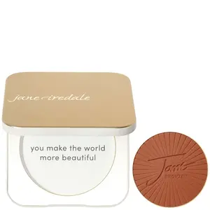 Jane Iredale Gold Refillable Compact And Purebronze Matte Bronzer Refill 0.9g - Dark