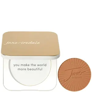 Jane Iredale Gold Refillable Compact And Purebronze Matte Bronzer Refill 0.9g - Medium