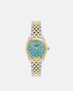 Versace Versace V-Code Lady Watch Gold+silver