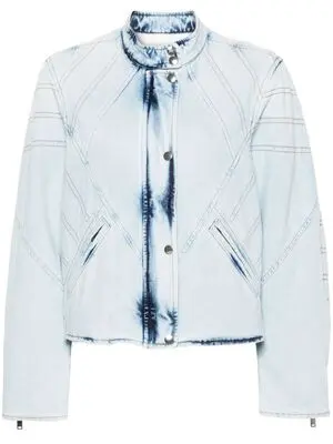 Isabel Marant Chady Padded Denim Jacket - Blue