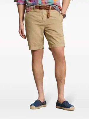 Polo Ralph Lauren Cotton-linen Blend Chino Shorts - Neutrals