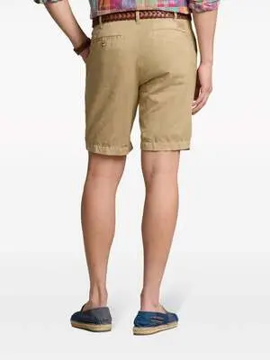 Polo Ralph Lauren Cotton-linen Blend Chino Shorts - Neutrals