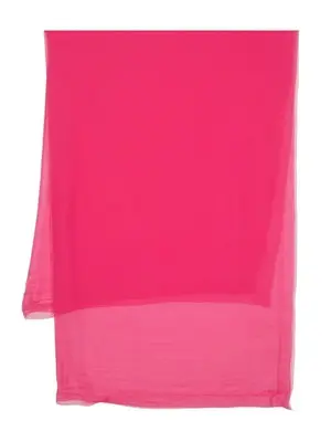 Faliero Sarti Sheer Silk Scarf - Pink