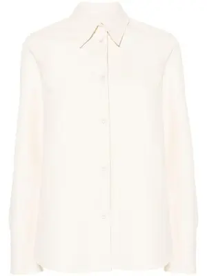 JIL SANDER Cotton Poplin Shirt - White