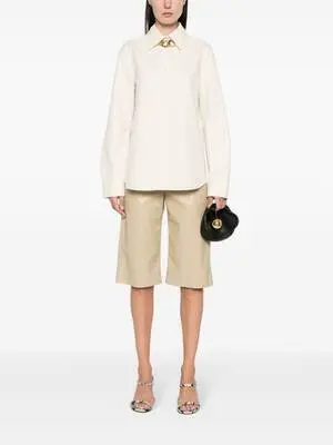 JIL SANDER Cotton Poplin Shirt - White