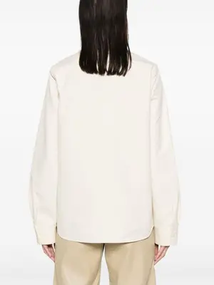 JIL SANDER Cotton Poplin Shirt - White
