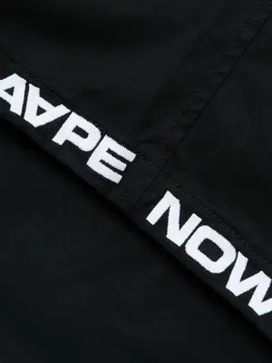 AAPE BY *A BATHING APE Logo-embroidered Shorts